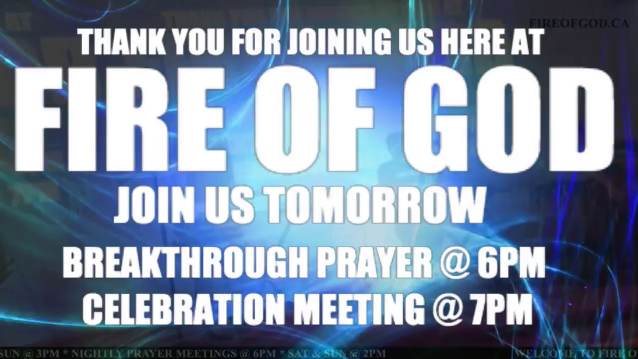 WELCOME TO FIRE OF GOD - YouTube