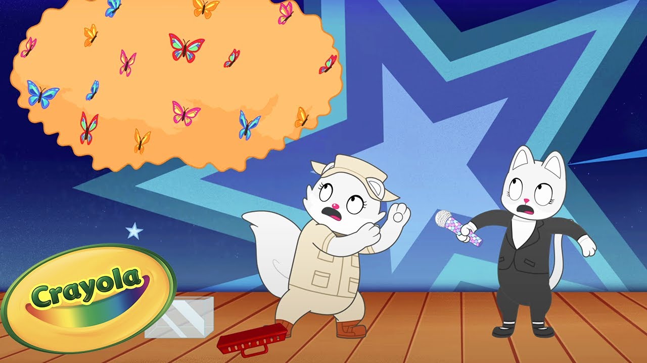 The Show Must Go On! 🖍️ Crayola Scribble Scrubbie Pets | Cartoons for ...