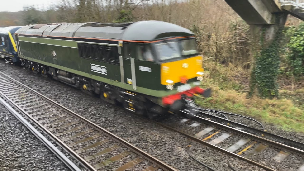 Class 69 + 701 | 69012 + 701023 | GB Railfreight / SWR - YouTube