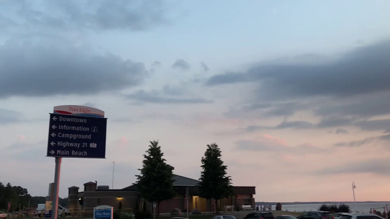 Sunset at Port Elgin - YouTube