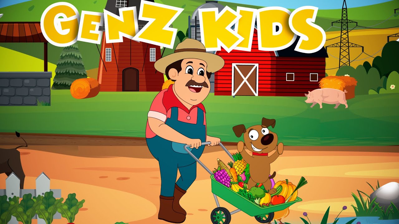 BINGO Dog Song - Nursery Rhyme With Lyrics | @GENZ-KIDS Nursery Rhymes ...