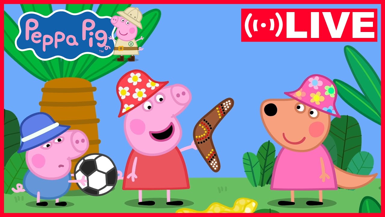 🔴 Watch live as Peppa Visits France, America, Italy Australia and More ...