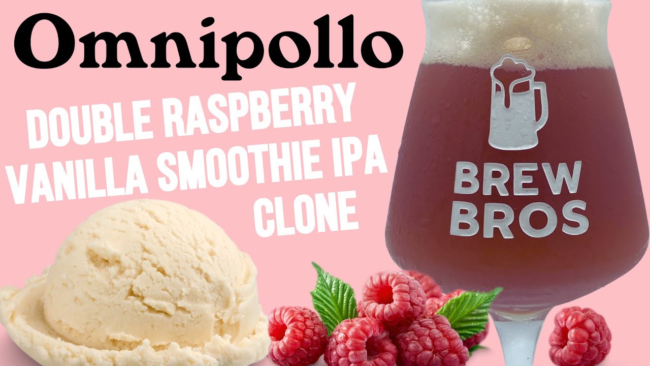 Omnipollo Double Raspberry Vanilla Smoothie IPA Clone - YouTube