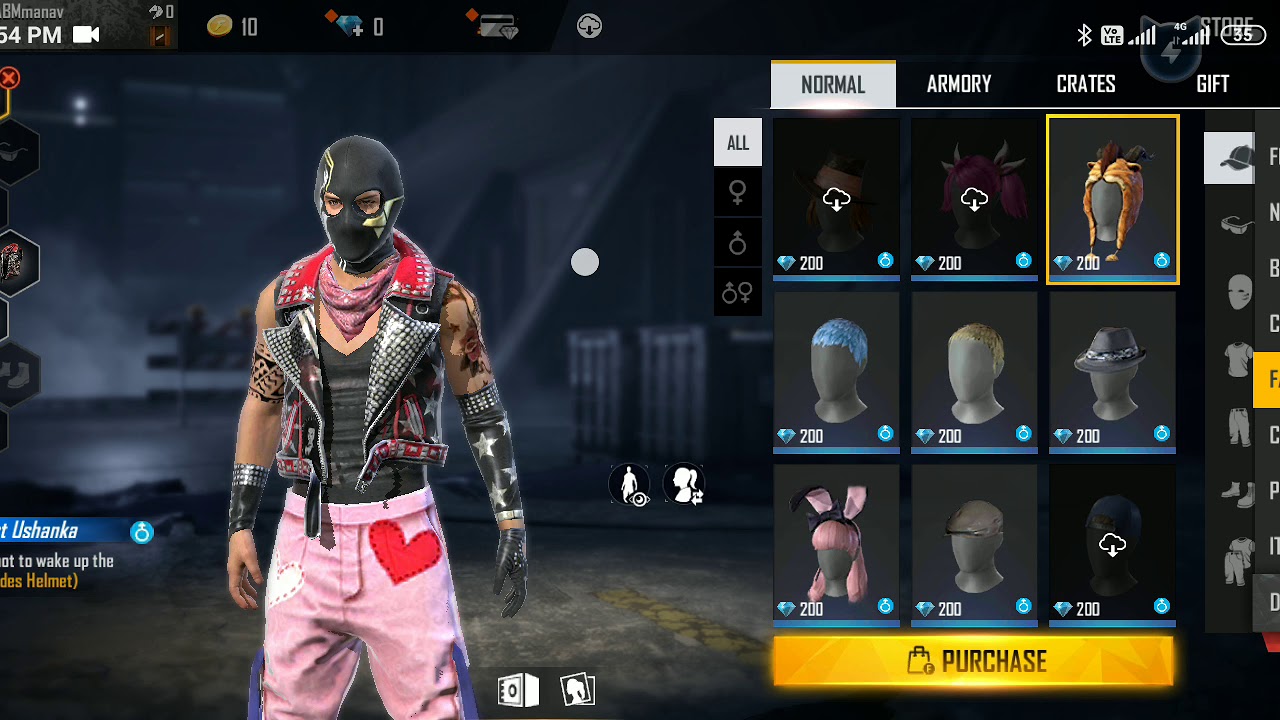 How to get a free clothes in free fire - YouTube