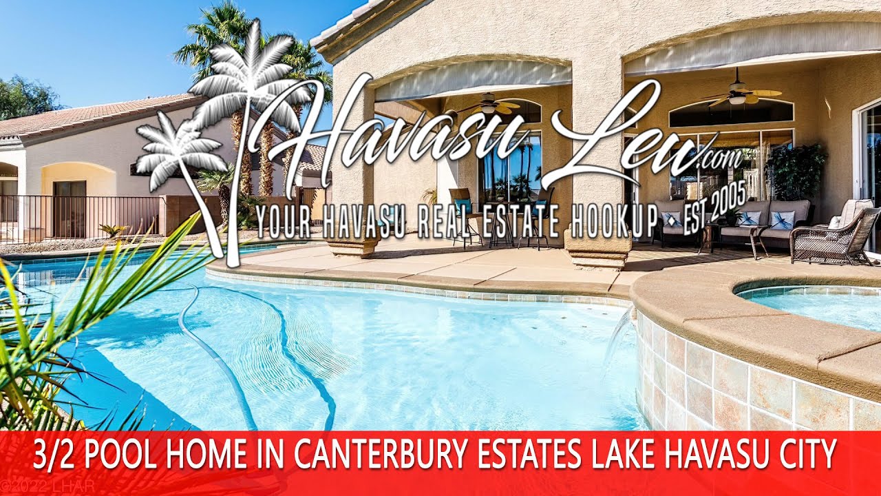 Lake Havasu Pool Home in Canterbury Estates 3908 N Hillington Ln MLS ...