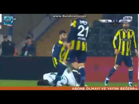 Luis Neto Sarı Kart Fenerbahçe 2 - 1 Giresunspor