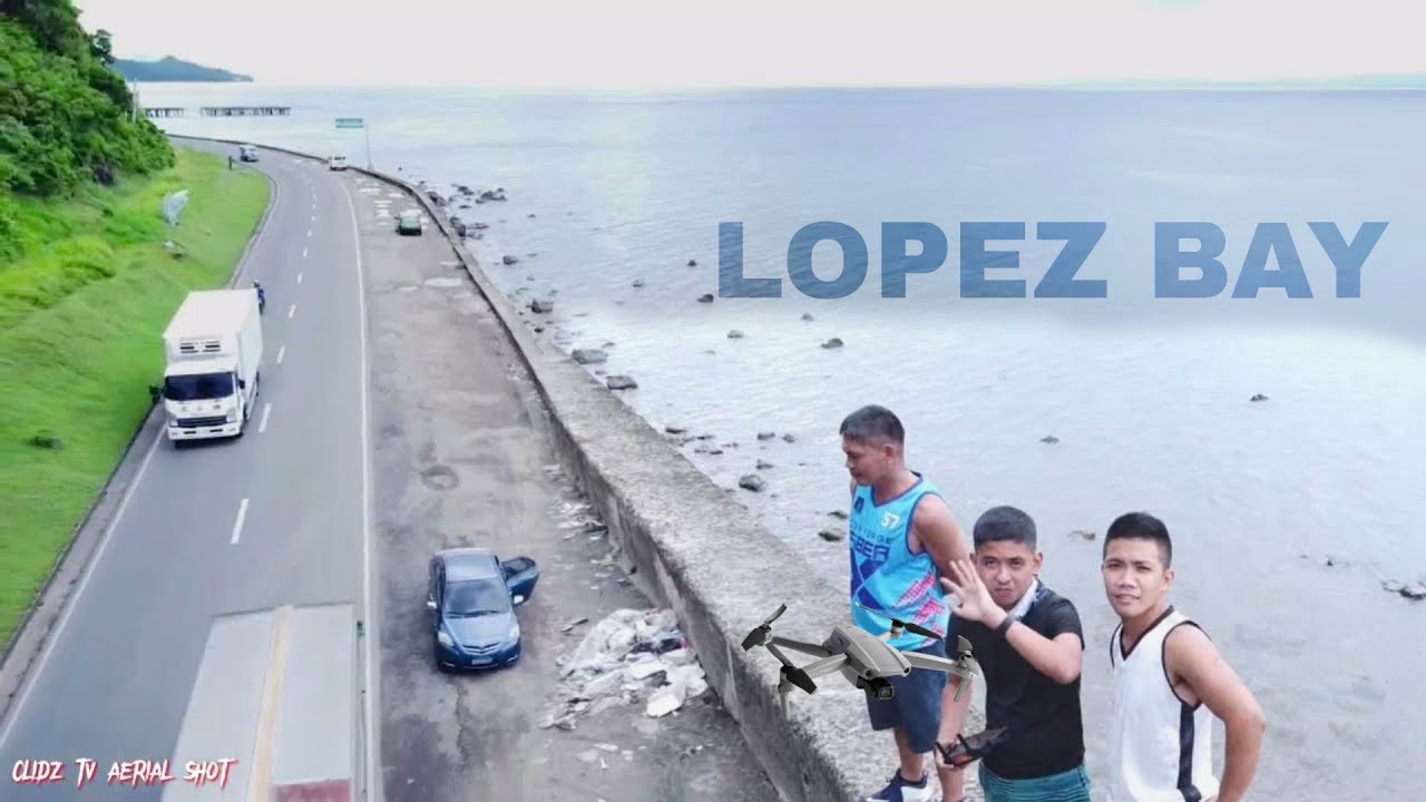 LOPEZ BAY AERIAL SHOT ️ - YouTube