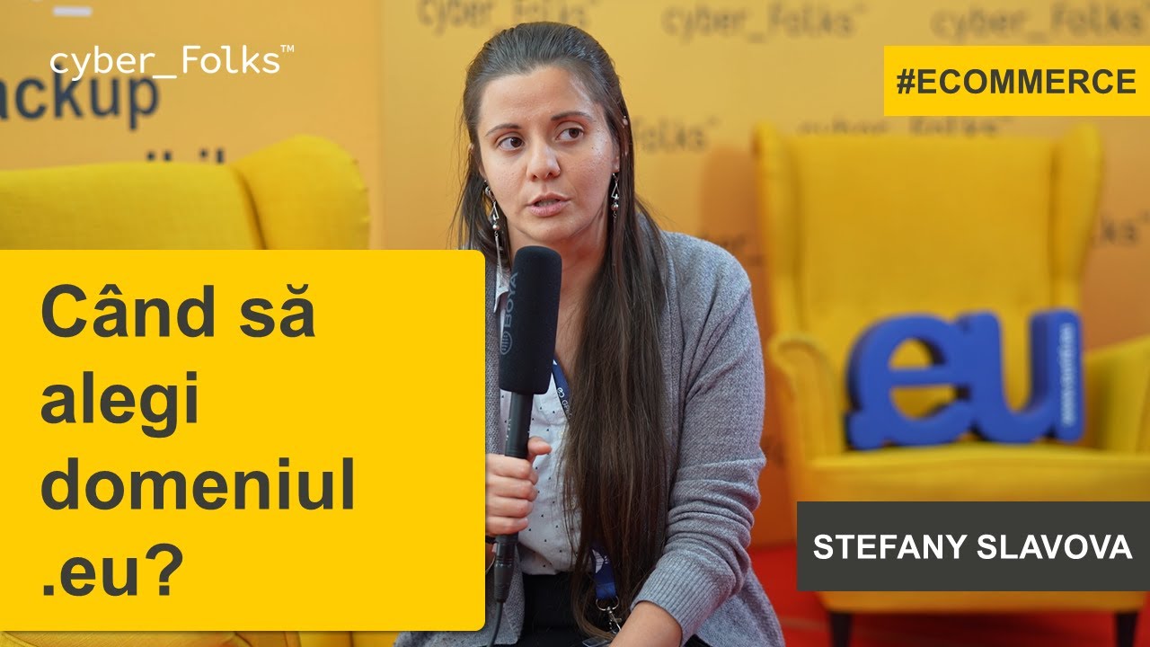 Când să alegi un domeniu .eu? Interviu cu Stefany Slavova la GPeC ...