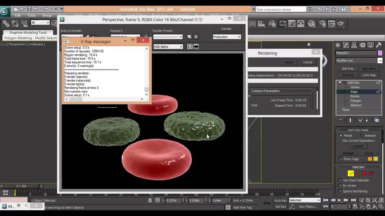 How To make Cell in 3DMax - part 2/2 - YouTube