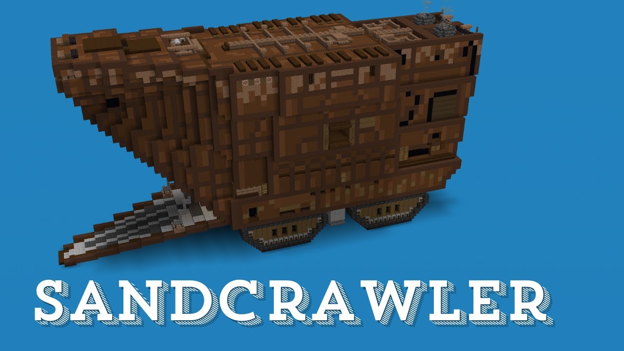Sandcrawler in Minecraft - YouTube