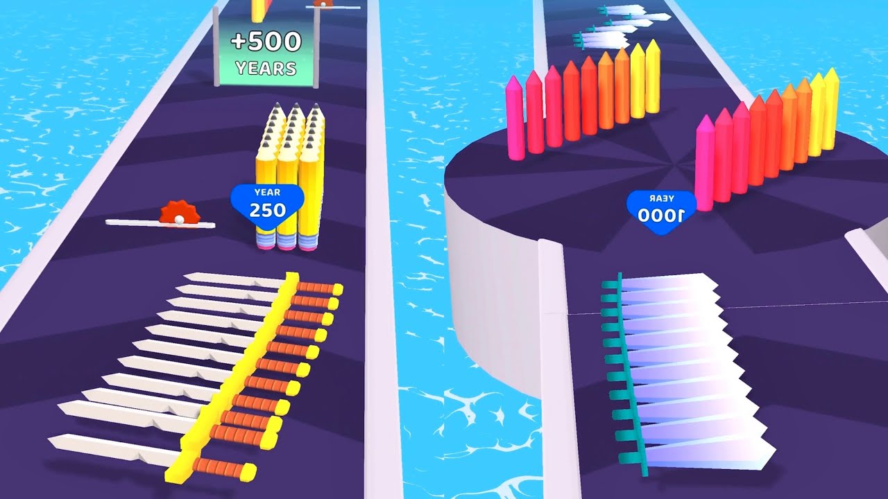 Cutting Run-Very Satisfying and Relaxing Game - YouTube