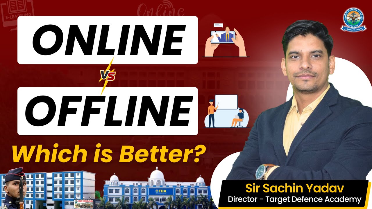 Online vs Offline Classes 🤔 | Which one should you choose? | Best NDA ...