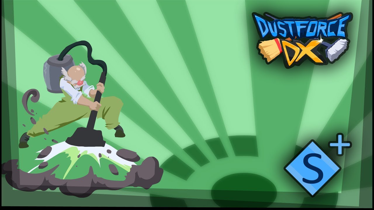 Dustforce DX - All gold door levels, GIGA Difficult (S+ Rank) - YouTube