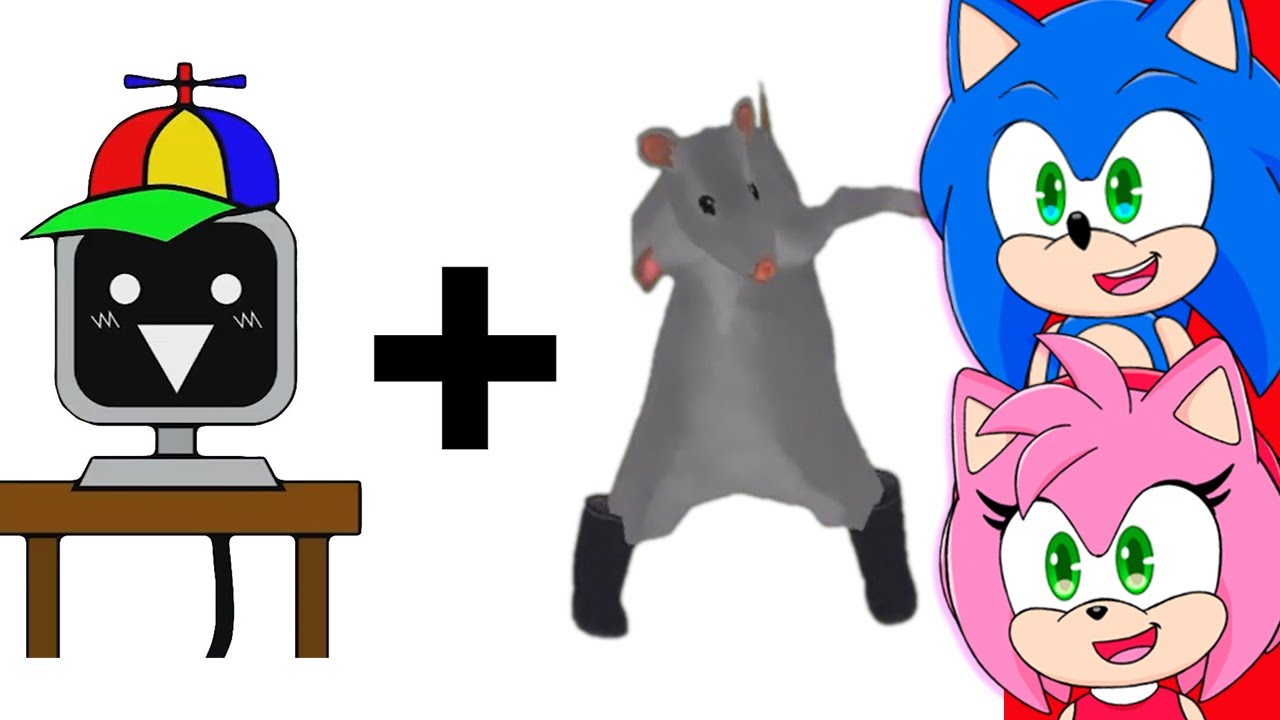 Sonic and Amy watch Sprunki x RAT DANCE - YouTube