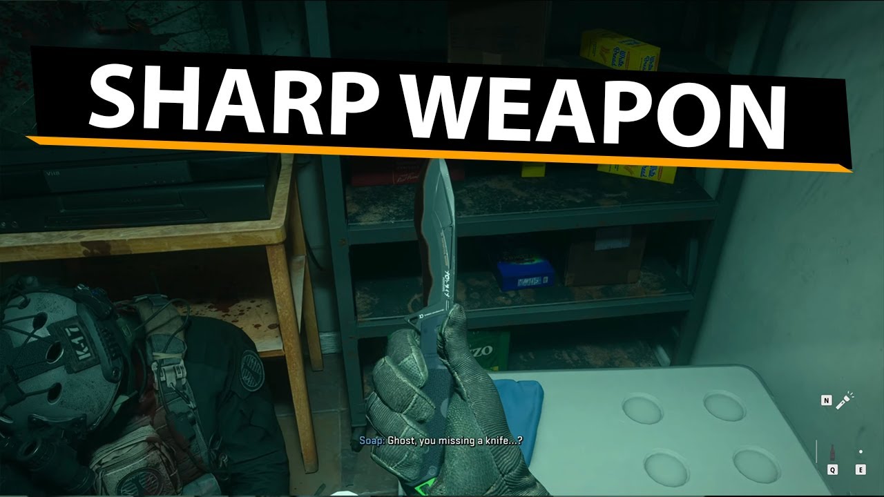 Where to Find Sharp Weapon in Alone in Modern Warfare 2 - YouTube