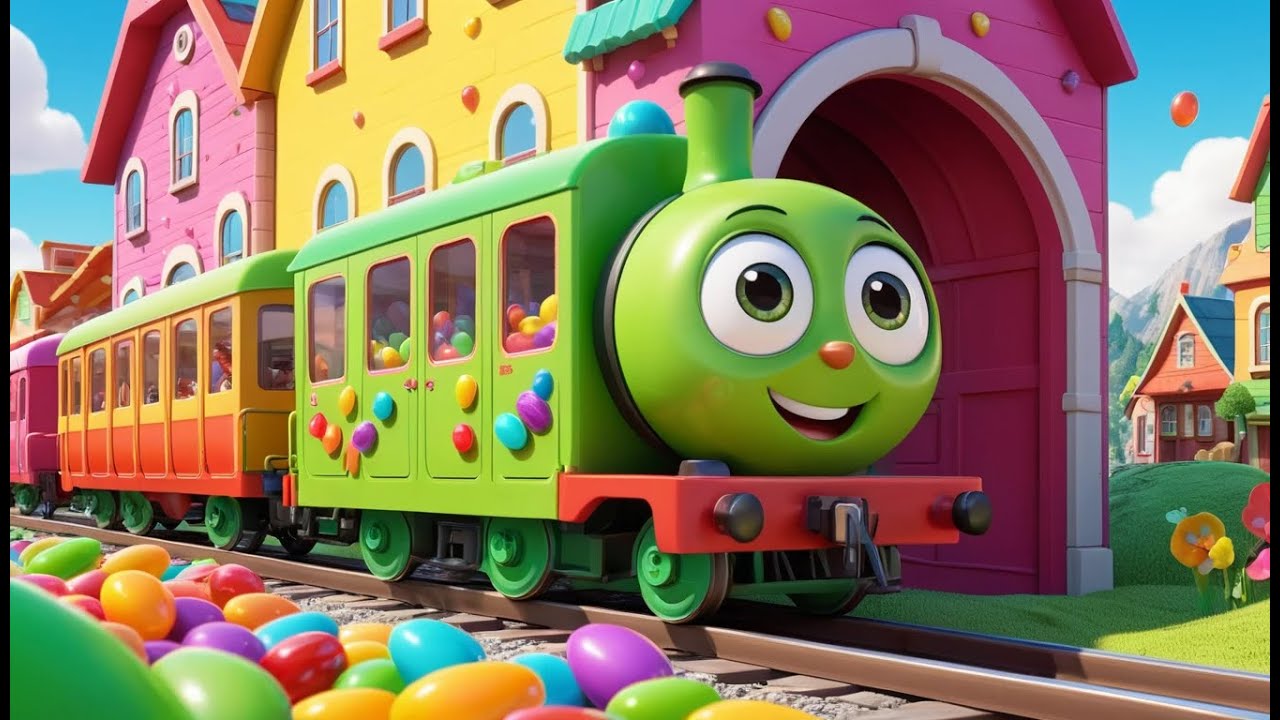 Learn Colours with Talking Trains in Candy Land | Fun Colour Song for Kids | Magical Learning ...