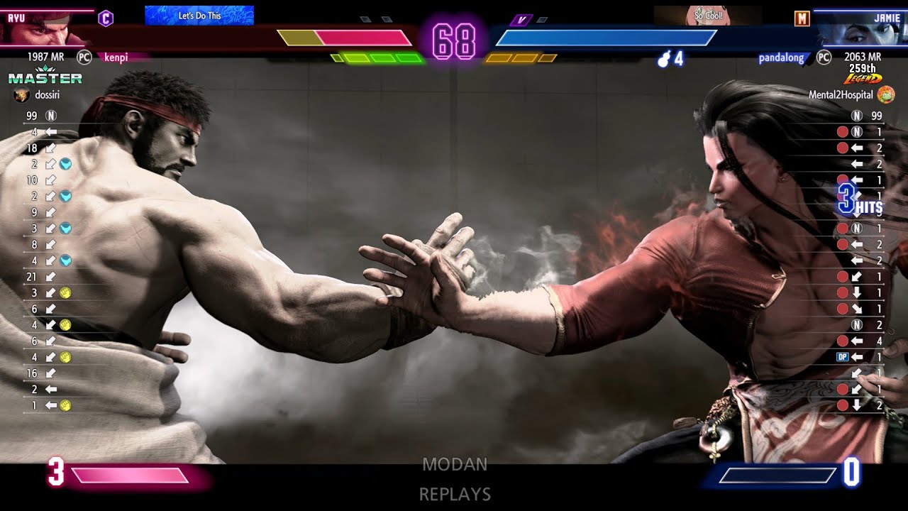 SF6 Legend Modern Jamie 2000MR+ replays (pandalong) - YouTube