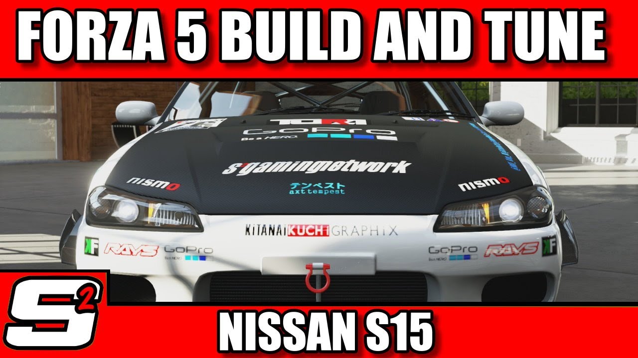 Forza 5 Circuit Build and Tune Tutorial Nissan S15 - B class - YouTube