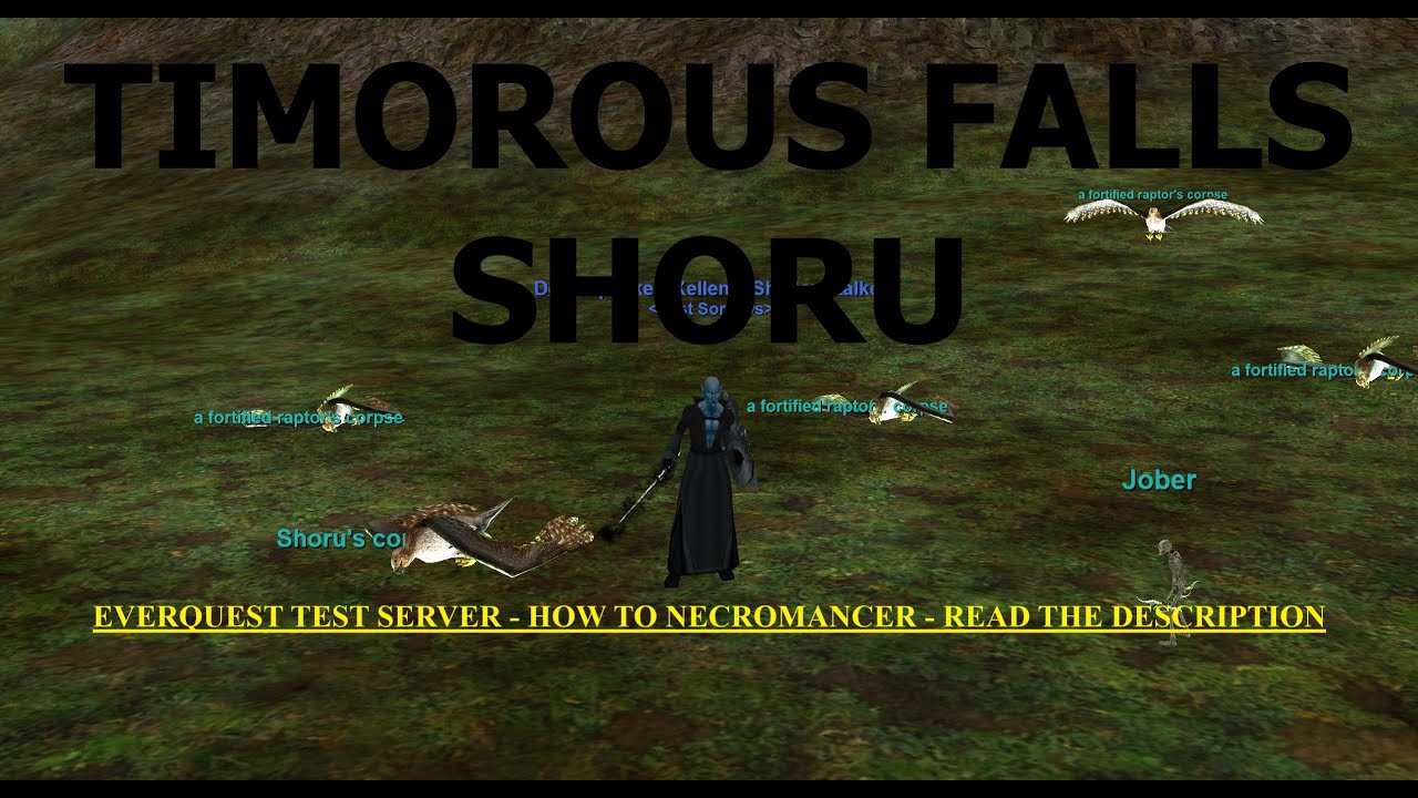 How to EverQuest Necromancer - Laurion's Song - T1 Timorous Falls ...