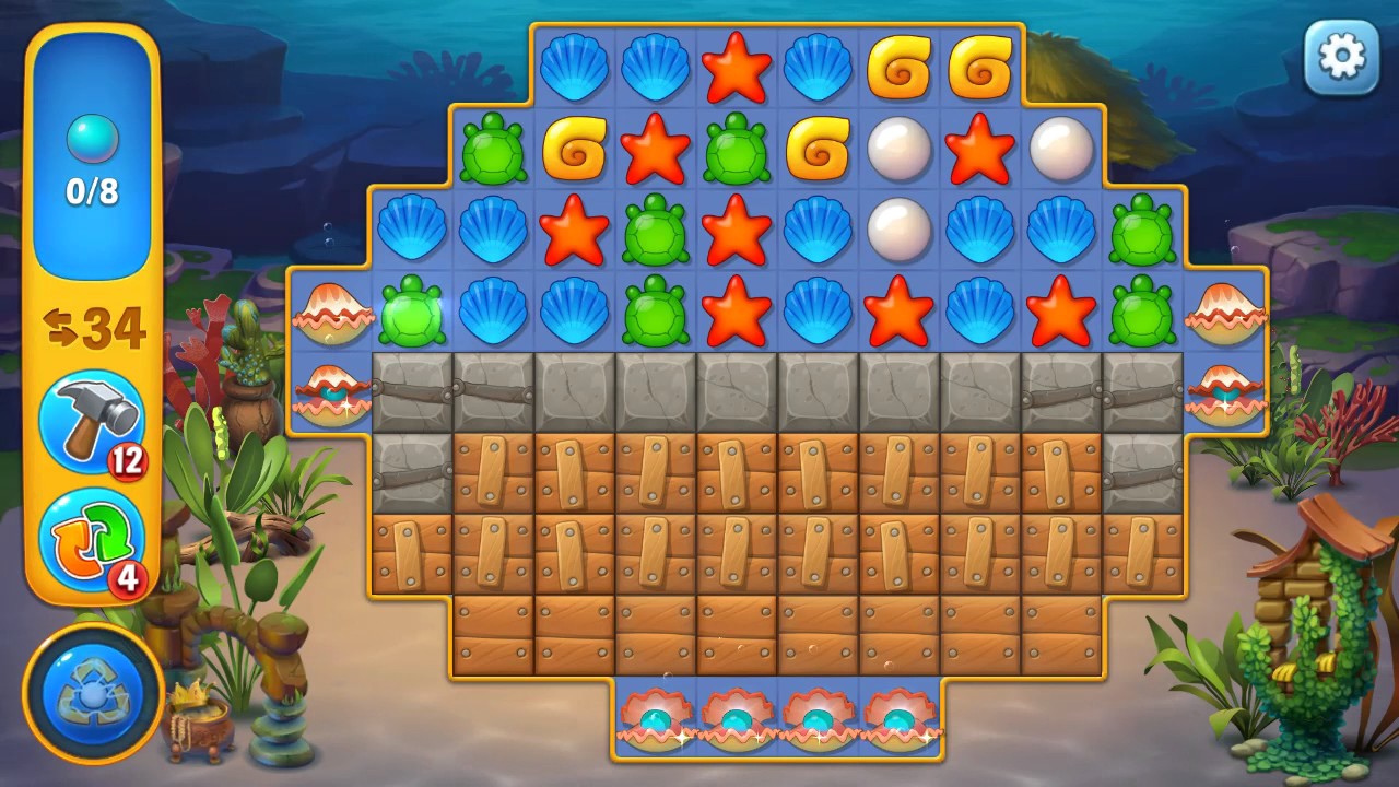 Fishdom level 437 Gameplay (iOS Android) - YouTube