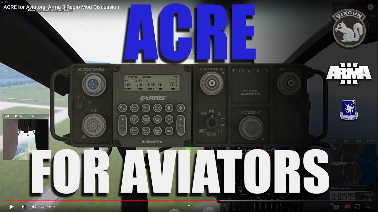 ACRE for Aviators: Arma 3 Radio Mod Discussion - YouTube