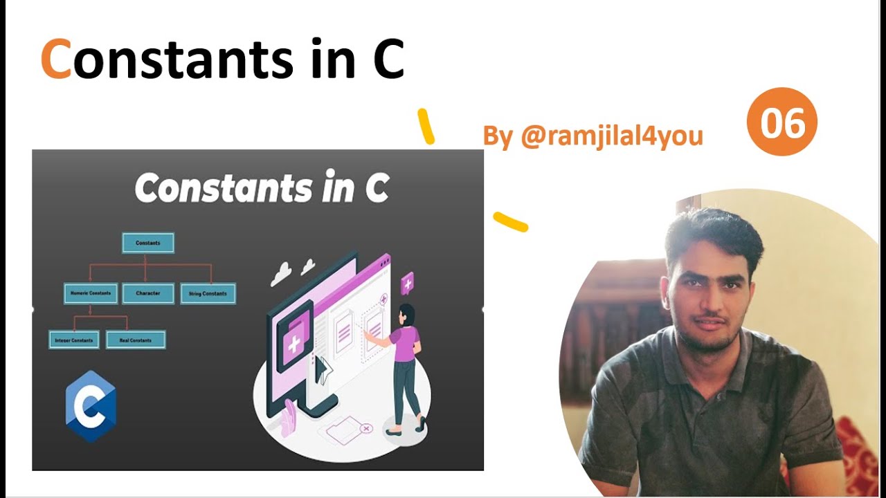 C06 Constants In C Types Of Constants Const Keyword Macros Enum C Programming