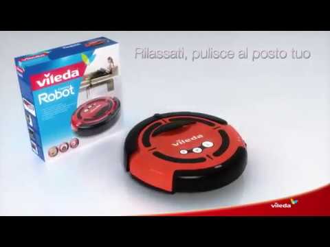 Cleaning robot aspirapolvere Vileda - YouTube