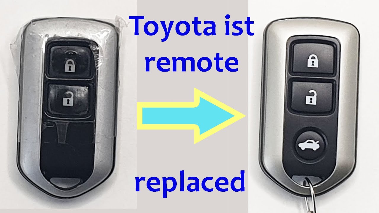 Unboxing & Replacing my Toyota ist remote shell case - YouTube