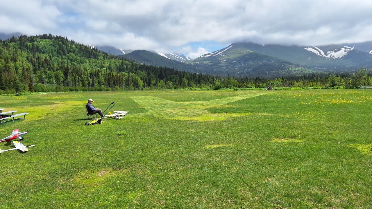 Mowing a runway. Storck Park. 6/18/24 - YouTube
