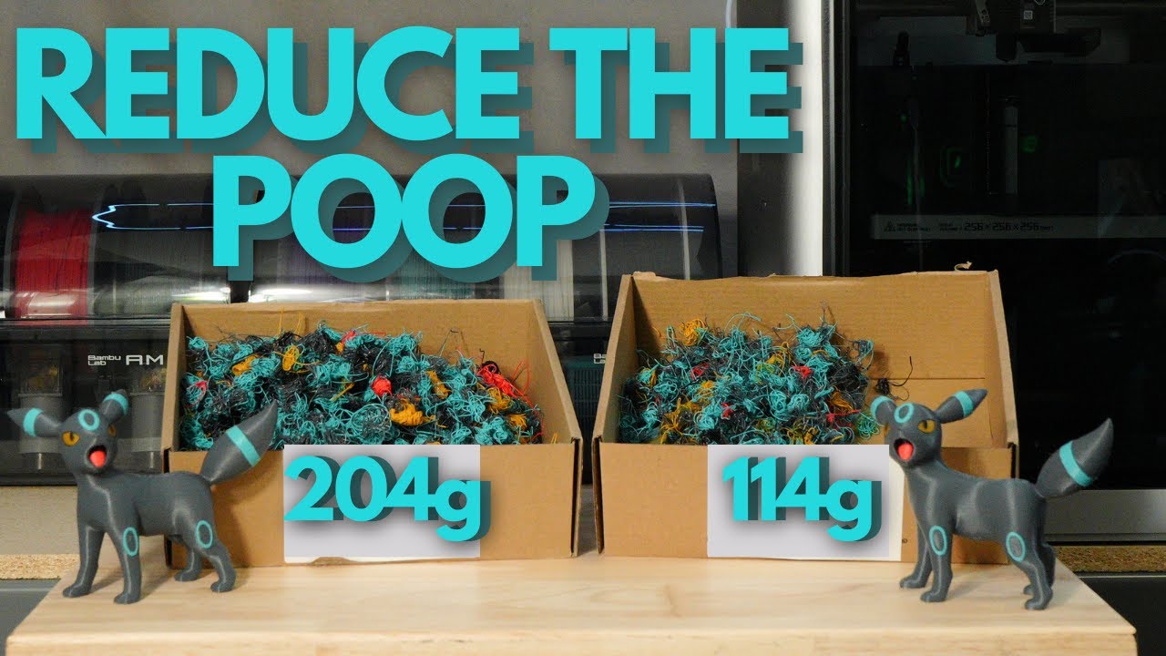 The Best Way to Reduce Filament Waste for Bambu Lab AMS - YouTube