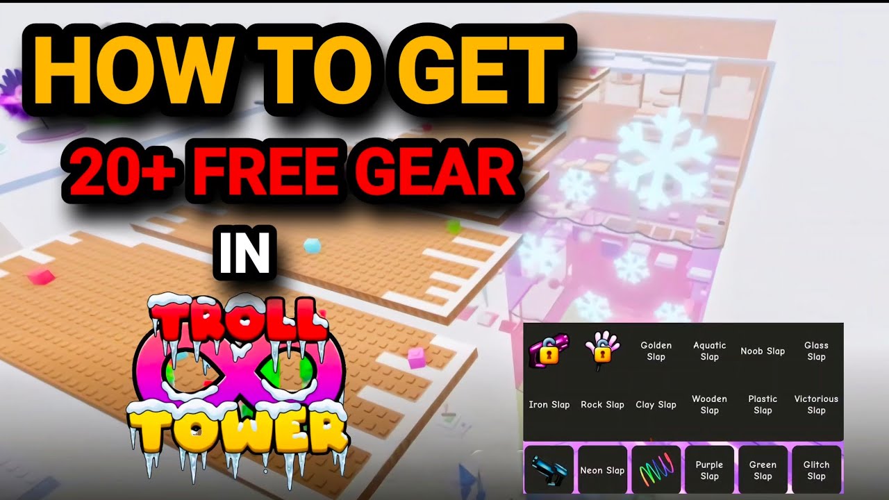 HOW TO GET 20+ FREE GEAR IN TROLL TOWER|ROBLOX|(full gameplay ...