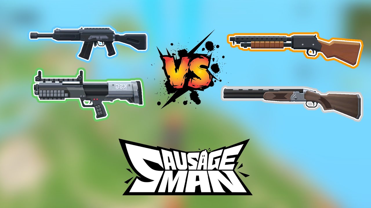 Shotguns in Sausage man COMPARISON TEST - YouTube