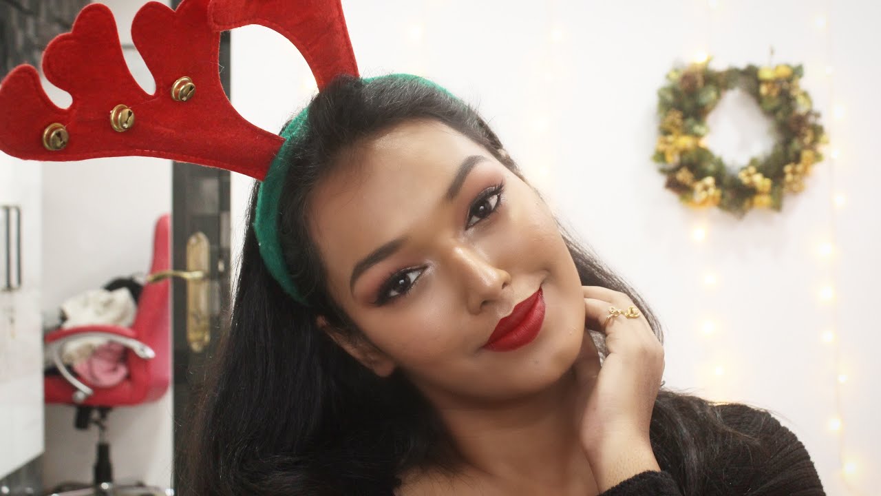 Holiday Season Glam | Winter Go-To Makeup Routine | Sarah Sarosh - YouTube