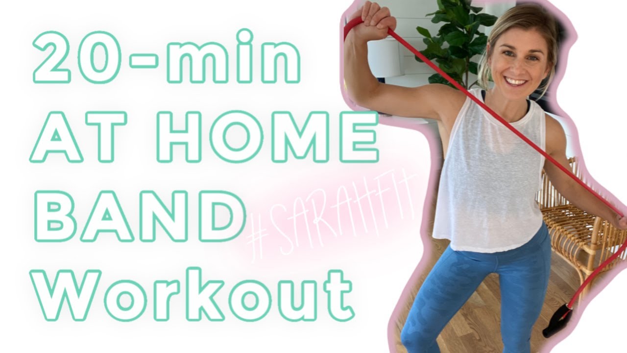25 min Full Body Resistance Band Workout At Home - YouTube