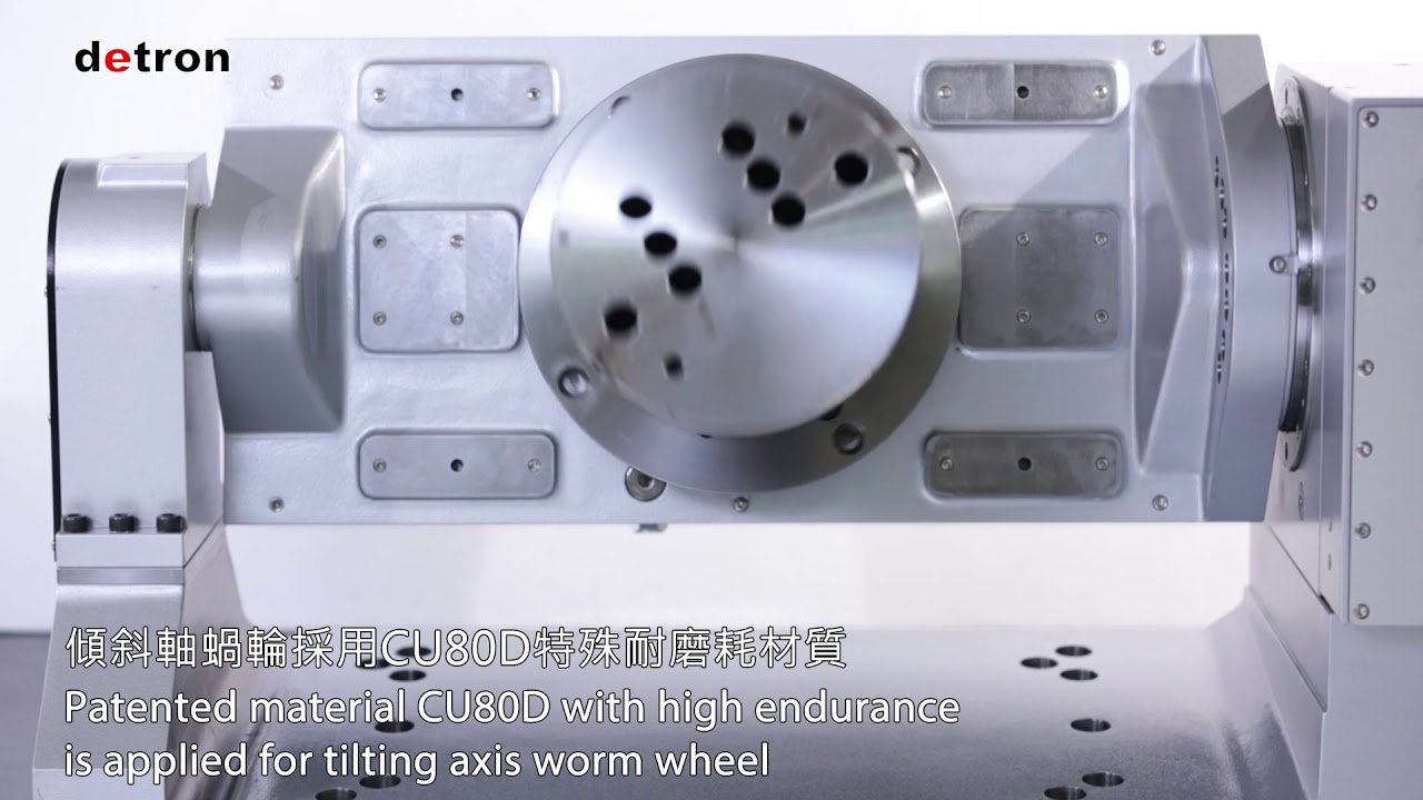 detron NC Rotary Table - 5th axis_GTFAE255BL_trunnion tilting rotary ...