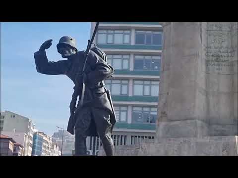 Gezi videoları.  Ulus Ankara'da tarihi binalar arasında bir gezinti #keşfet #ankara