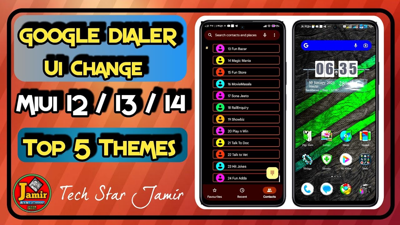 New ui google dialer for miui theme || Best 5 miui theme || System ui ...