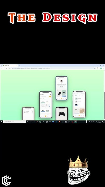 How to make Splash Page in HTML CSS & JavaScript || Splash Page for a ...