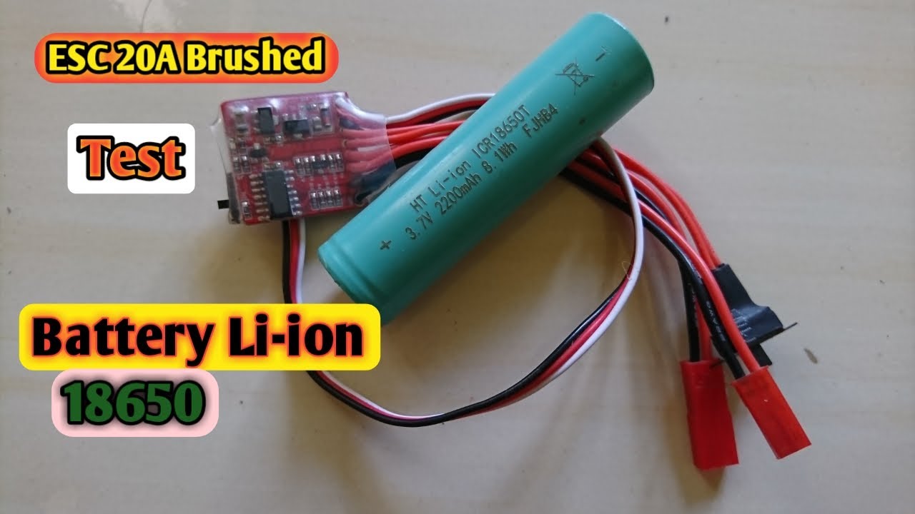ESC 20A Brushed - YouTube