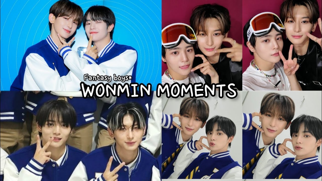 WONMIN MOMENTS fantasy boys sungmin & junwon cute giggling moments♡ - YouTube