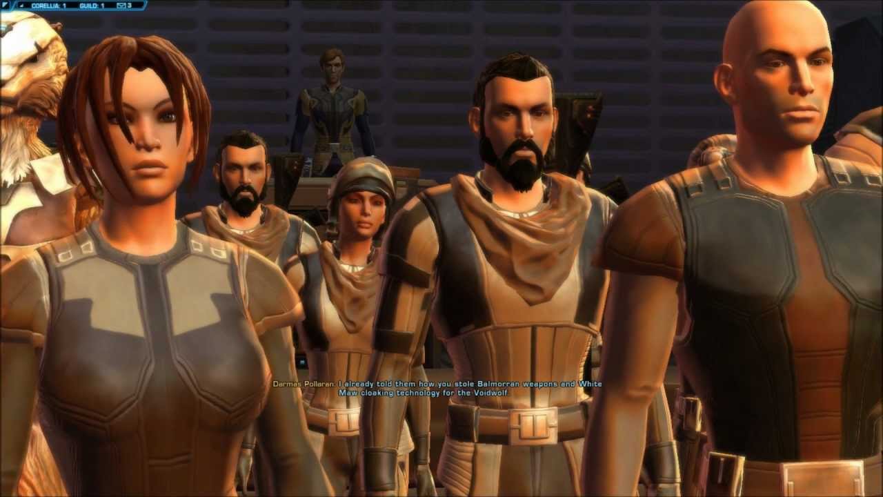 SWtOR Smuggler Story Cutscenes Pt. 26 [Chapter Three / Corellia / Light ...