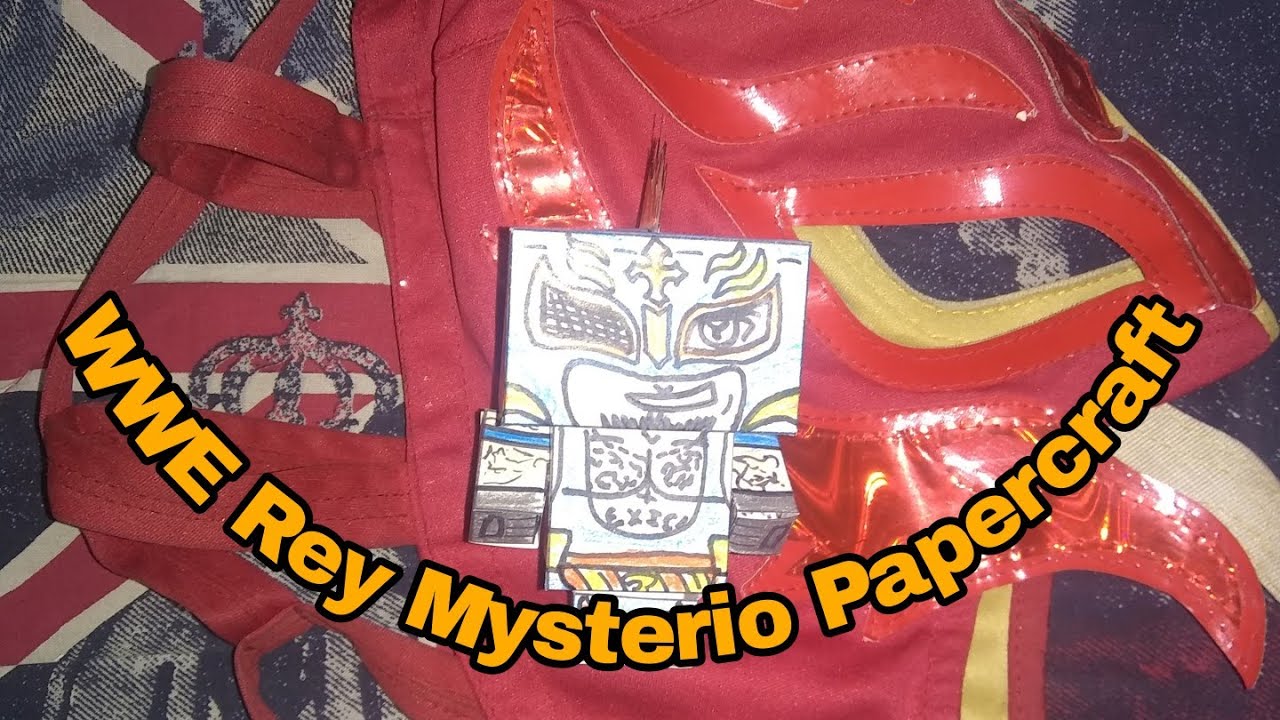 WWE Rey Mysterio Papercraft @valdoclown2758 - YouTube