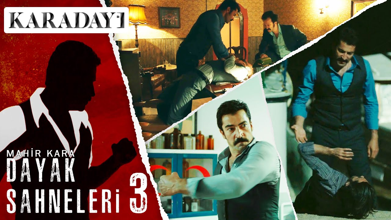 Mahir Kara Dayak Sahneleri - 3 | Karadayı - YouTube