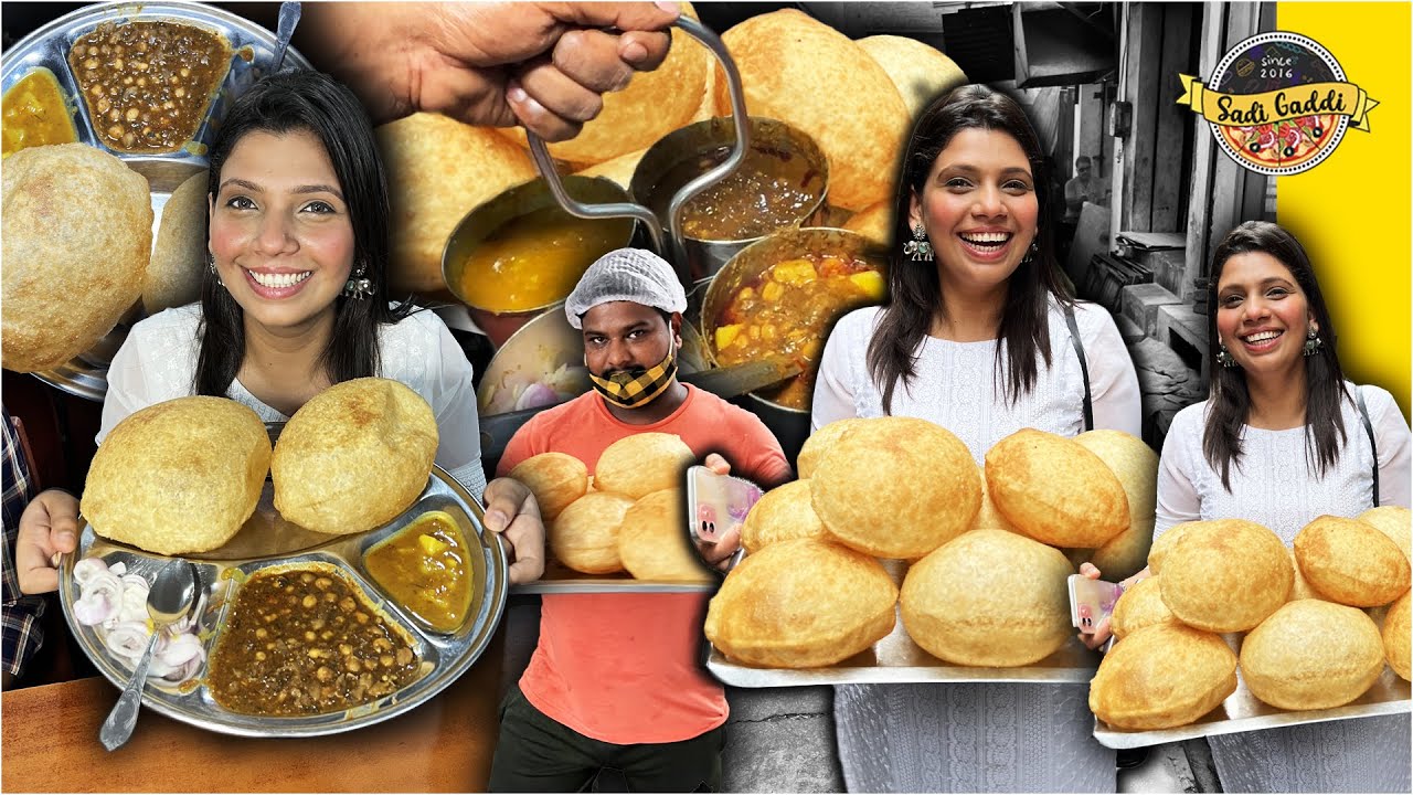Desi Ghee Ki Shandar Puri ♥️ ( 1000 पुरी रोज बेचते हैं )🔥 At Kanha Puri ...