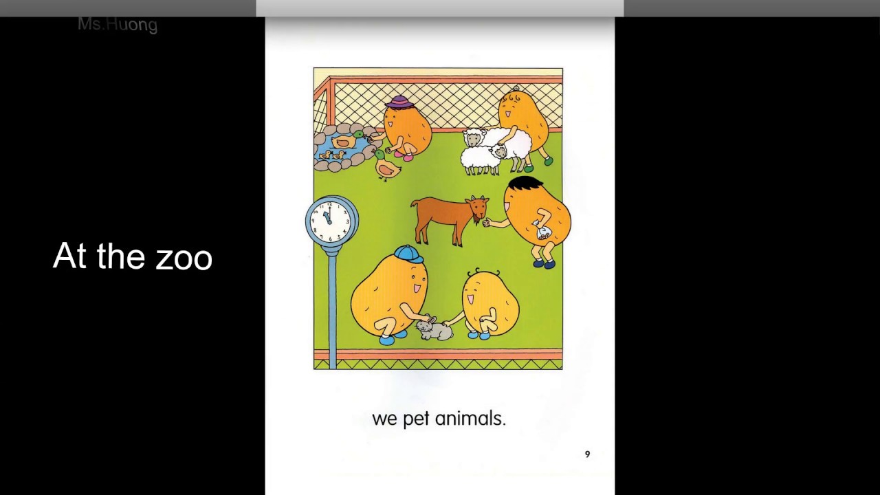 Potato pals _ At the zoo | English stories for kids - YouTube