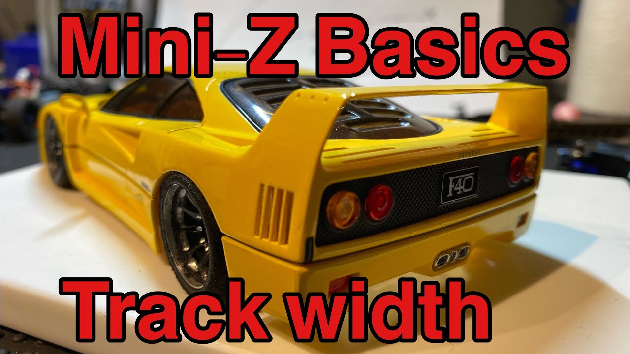 Mini-z track width front and rear [basic] - YouTube
