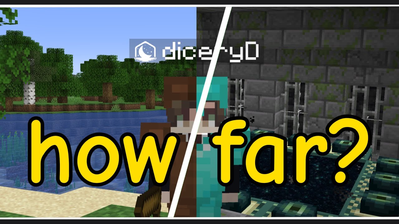 how far can i push minecraft's trial version? - YouTube