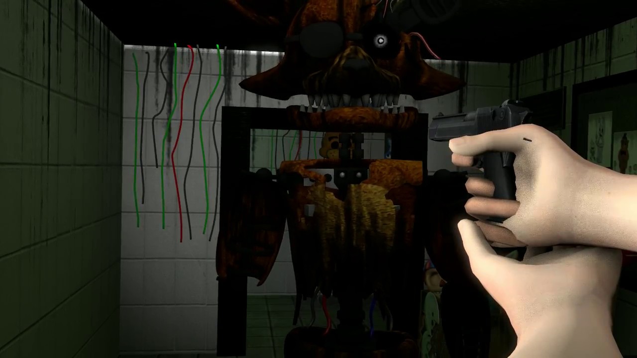 [FNaF SFM] If Five Nights at Freddy's 3 had guns.... - YouTube