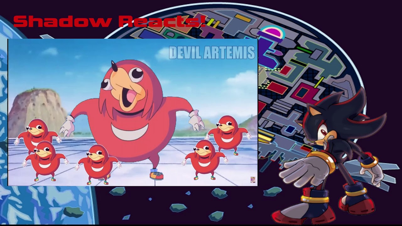 Shadow the hedgehog react:Perfect cell vs SUPER ugandan knuckles part 2 ...