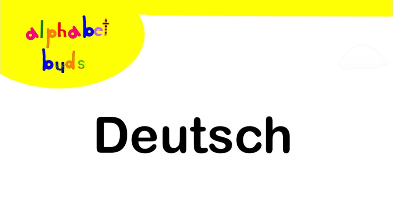 German Alphabet Song (FINAL ALPHABET SONG) - YouTube